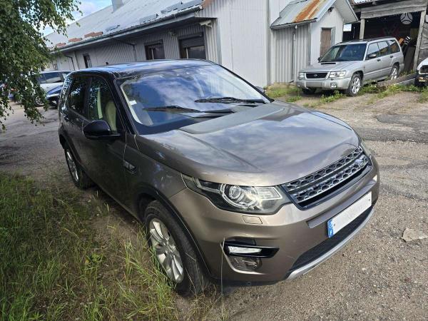 Dzeltens Land Rover Discovery Sport 2015 Tauragė, ar dzinēja tilpumu 2.00 L un nobraukumu 220 tūkst. km par 4600 €, foto 1 vietnē AUTOMOTO.COM.LV