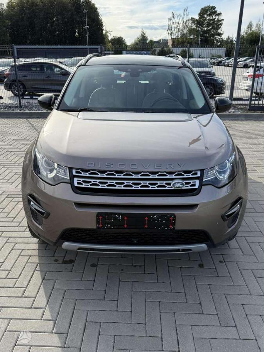 Желтый Ленд Ровер Discovery Sport 2015 в Каунас, объемом двигателя 2.18 л и пробегом 215 тыс. км за 11600 €, фото 1 на AUTOMOTO.COM.LV