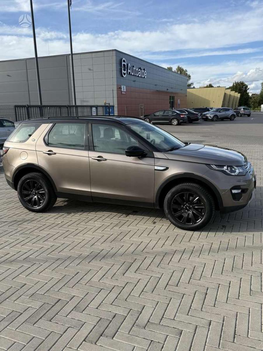 Yellow Land Rover Discovery Sport 2015 in Kaunas, with an engine capacity of 2.18 L and mileage of 215 thousand km for 11600 €, photo 10 on AUTOMOTO.COM.LV