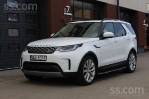 White Land Rover Discovery 2021 in Riga, with an engine capacity of 3.00 L and mileage of 75 thousand km for 37200 €, photo  on AUTOMOTO.COM.LV