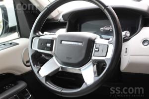 White Land Rover Discovery 2021 in Riga, with an engine capacity of 3.00 L and mileage of 75 thousand km for 37200 €, photo 9 on AUTOMOTO.COM.LV