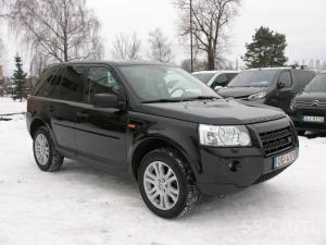 Black Land Rover Freelander 2007 in Riga, with an engine capacity of 2.20 L and mileage of 0 thousand km for 5450 €, photo 2 on AUTOMOTO.COM.LV