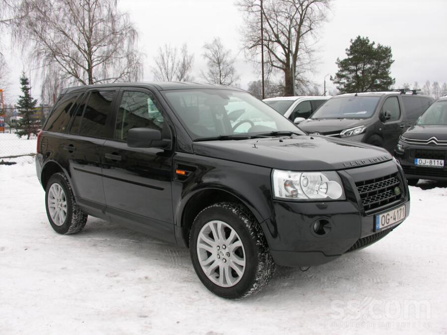 Black Land Rover Freelander 2007 in Riga, with an engine capacity of 2.20 L and mileage of 0 thousand km for 5450 €, photo 2 on AUTOMOTO.COM.LV