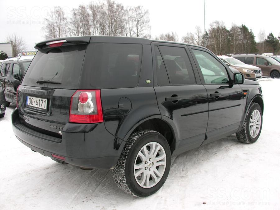Black Land Rover Freelander 2007 in Riga, with an engine capacity of 2.20 L and mileage of 0 thousand km for 5450 €, photo 3 on AUTOMOTO.COM.LV