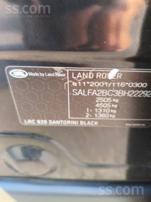 Melns Land Rover Freelander 2010 Jūrmala, ar dzinēja tilpumu 2.20 L un nobraukumu 0 tūkst. km par 3950 €, foto 23 vietnē AUTOMOTO.COM.LV