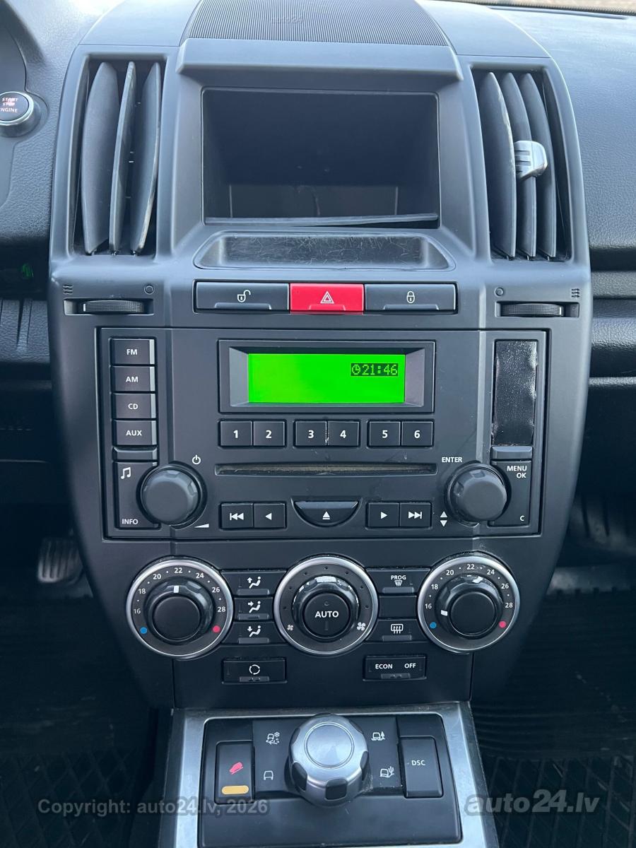 Melns Land Rover Freelander 2007 Narva, ar dzinēja tilpumu 2.20 L un nobraukumu 268 tūkst. km par 2999 €, foto 20 vietnē AUTOMOTO.COM.LV