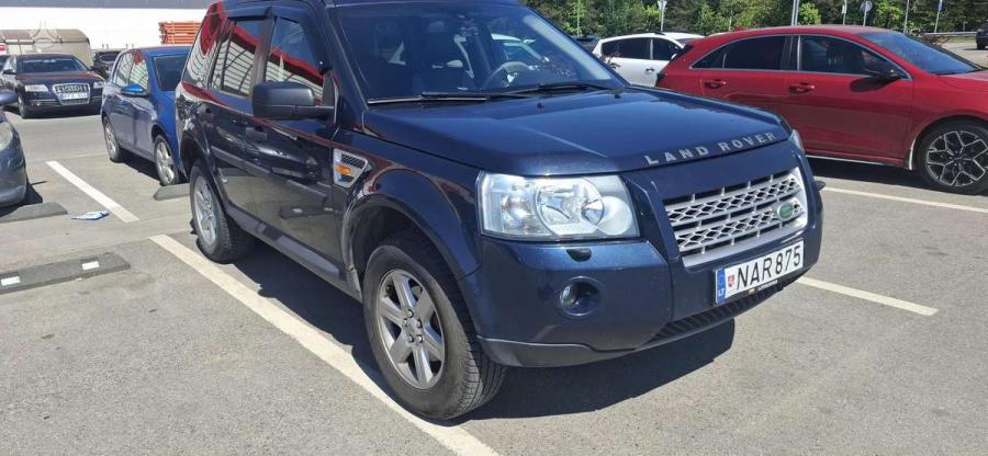 Blue Land Rover Freelander 2007 in Vilnius, with an engine capacity of 2.18 L and mileage of 264 thousand km for 3333 €, photo 3 on AUTOMOTO.COM.LV