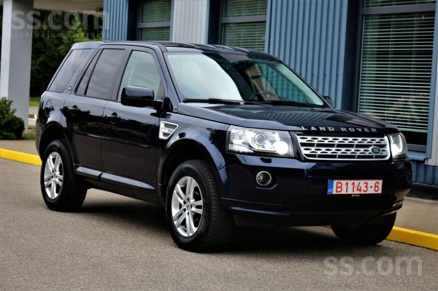Blue Land Rover Freelander 2014 in Riga, with an engine capacity of 2.20 L and mileage of 280 thousand km for 7490 €, photo 6 on AUTOMOTO.COM.LV