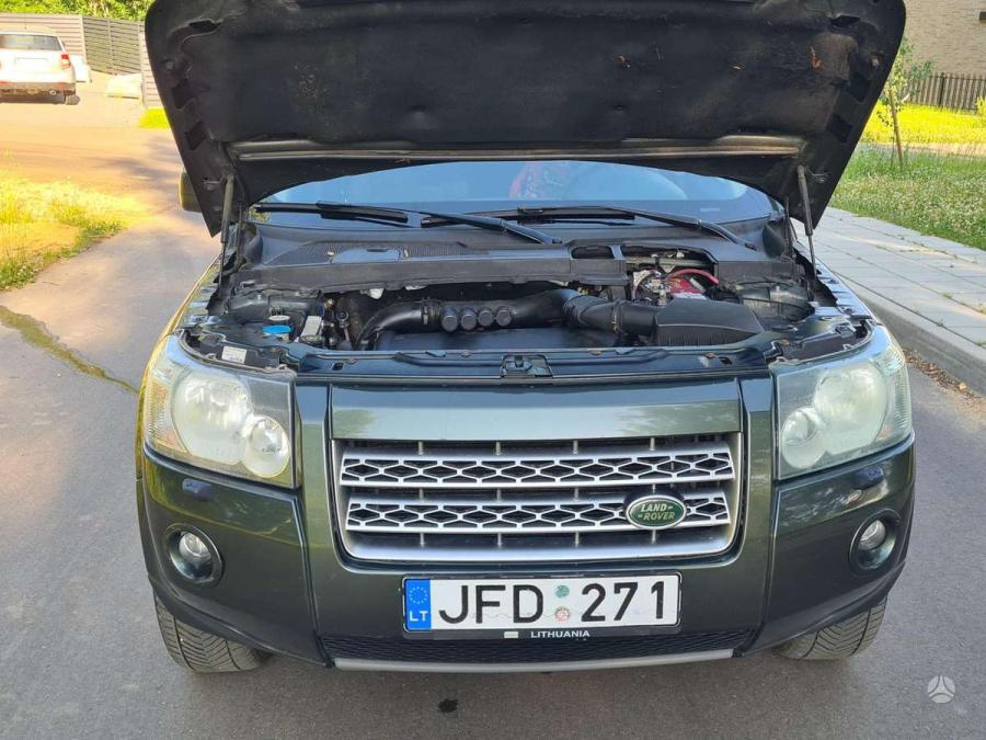 Green Land Rover Freelander 2008 in Vilnius, with an engine capacity of 2.18 L and mileage of 365 thousand km for 3500 €, photo 23 on AUTOMOTO.COM.LV
