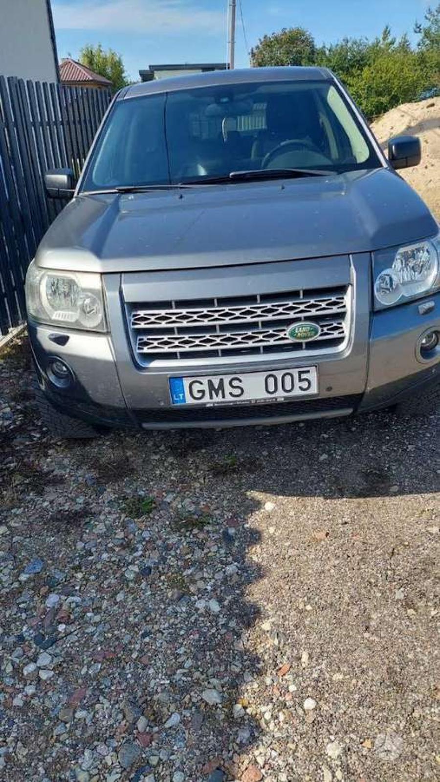 Grey Land Rover Freelander 2007 in Marijampole, with an engine capacity of 2.18 L and mileage of 220 thousand km for 4500 €, photo 1 on AUTOMOTO.COM.LV