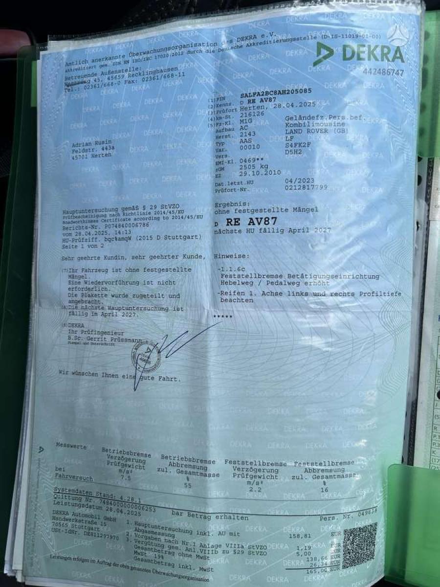 Серый Ленд Ровер Фрилендер 2010 в Каунас, объемом двигателя 2.18 л и пробегом 241 тыс. км за 4590 €, фото 20 на AUTOMOTO.COM.LV