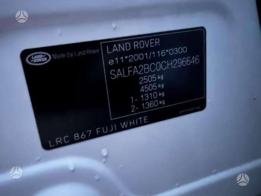 Balts Land Rover Freelander 2012 Šauļi, ar dzinēja tilpumu 2.20 L un nobraukumu 252 tūkst. km par 8450 €, foto 38 vietnē AUTOMOTO.COM.LV