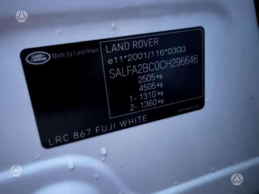 Balts Land Rover Freelander 2012 Šauļi, ar dzinēja tilpumu 2.20 L un nobraukumu 252 tūkst. km par 8450 €, foto 38 vietnē AUTOMOTO.COM.LV