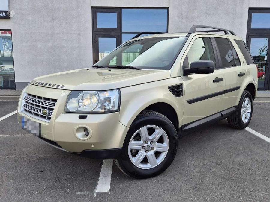 Dzeltens Land Rover Freelander 2007 Kauņa, ar dzinēja tilpumu 2.18 L un nobraukumu 218 tūkst. km par 4600 €, foto 1 vietnē AUTOMOTO.COM.LV