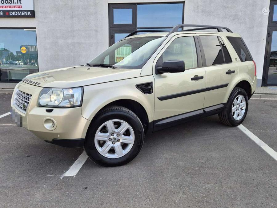 Dzeltens Land Rover Freelander 2007 Kauņa, ar dzinēja tilpumu 2.18 L un nobraukumu 218 tūkst. km par 4600 €, foto 3 vietnē AUTOMOTO.COM.LV