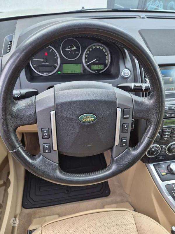Yellow Land Rover Freelander 2007 in Kaunas, with an engine capacity of 2.18 L and mileage of 218 thousand km for 4600 €, photo 8 on AUTOMOTO.COM.LV