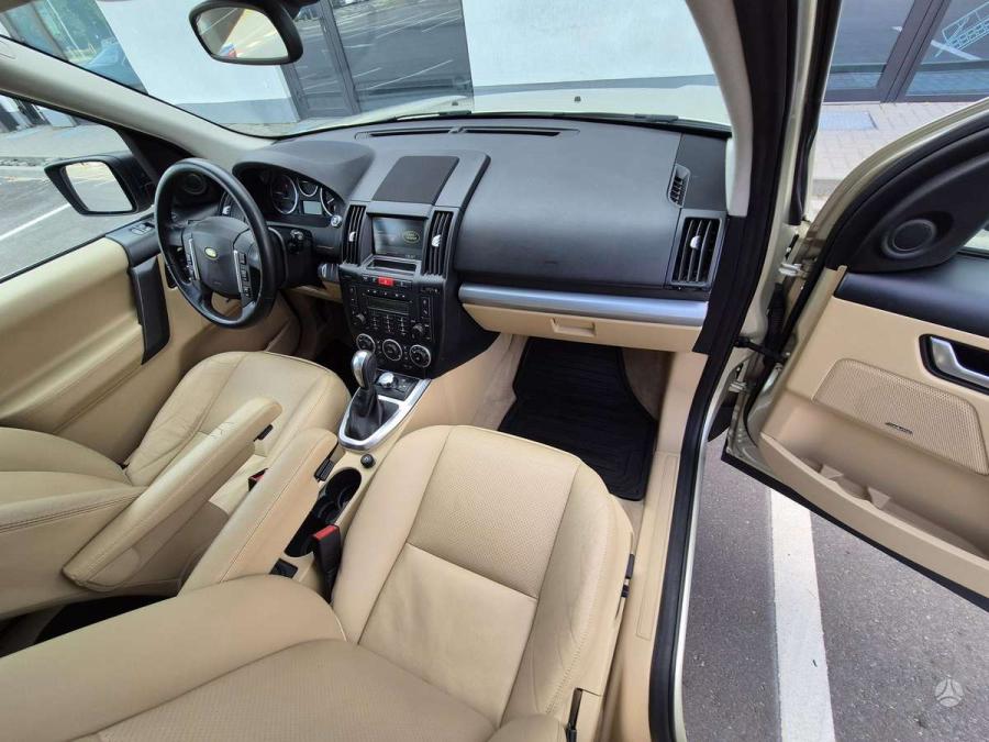 Dzeltens Land Rover Freelander 2007 Kauņa, ar dzinēja tilpumu 2.18 L un nobraukumu 218 tūkst. km par 4600 €, foto 22 vietnē AUTOMOTO.COM.LV