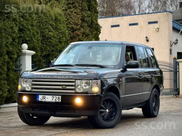 Black Land Rover Range Rover 2002 in Riga, with an engine capacity of 3.00 L and mileage of 318 thousand km for 3800 €, photo 1 on AUTOMOTO.COM.LV