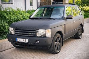 Melns Land Rover Range Rover 2002 Rīga, ar dzinēja tilpumu 4.40 L un nobraukumu 188 tūkst. km par 3990 €, foto  vietnē AUTOMOTO.COM.LV