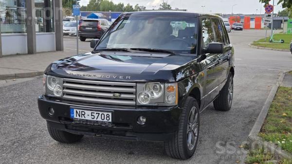 Melns Land Rover Range Rover 2002 Rīga, ar dzinēja tilpumu 3.00 L un nobraukumu 390 tūkst. km par 4700 €, foto 1 vietnē AUTOMOTO.COM.LV