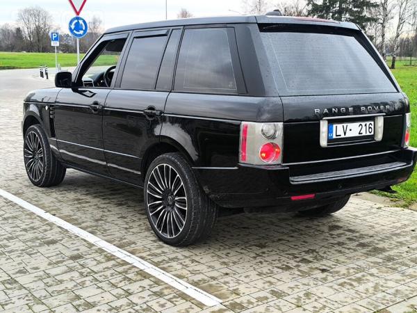 Black Land Rover Range Rover 2007 in Riga, with an engine capacity of 3.60 L and mileage of 279 thousand km for 7800 €, photo 9 on AUTOMOTO.COM.LV