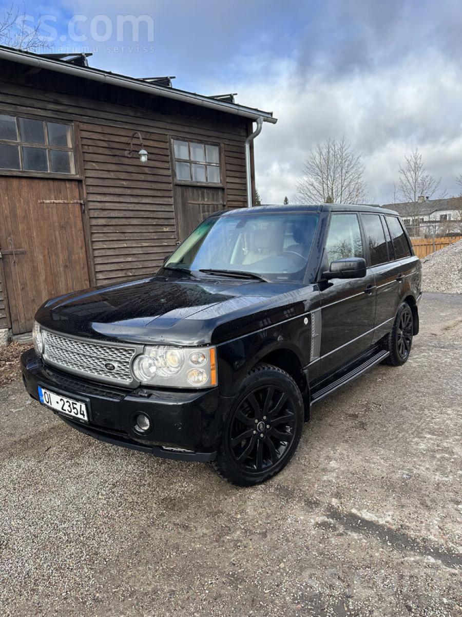 Melns Land Rover Range Rover 2007 Rīga, ar dzinēja tilpumu 3.60 L un nobraukumu 286 tūkst. km par 6200 €, foto 1 vietnē AUTOMOTO.COM.LV