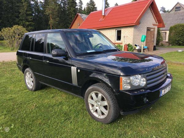 Black Land Rover Range Rover 2008 in Siauliai, with an engine capacity of 3.63 L and mileage of 390 thousand km for 7500 €, photo 1 on AUTOMOTO.COM.LV