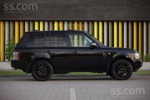 Melns Land Rover Range Rover 2008 Dobele, ar dzinēja tilpumu 3.60 L un nobraukumu 339 tūkst. km par 6900 €, foto  vietnē AUTOMOTO.COM.LV
