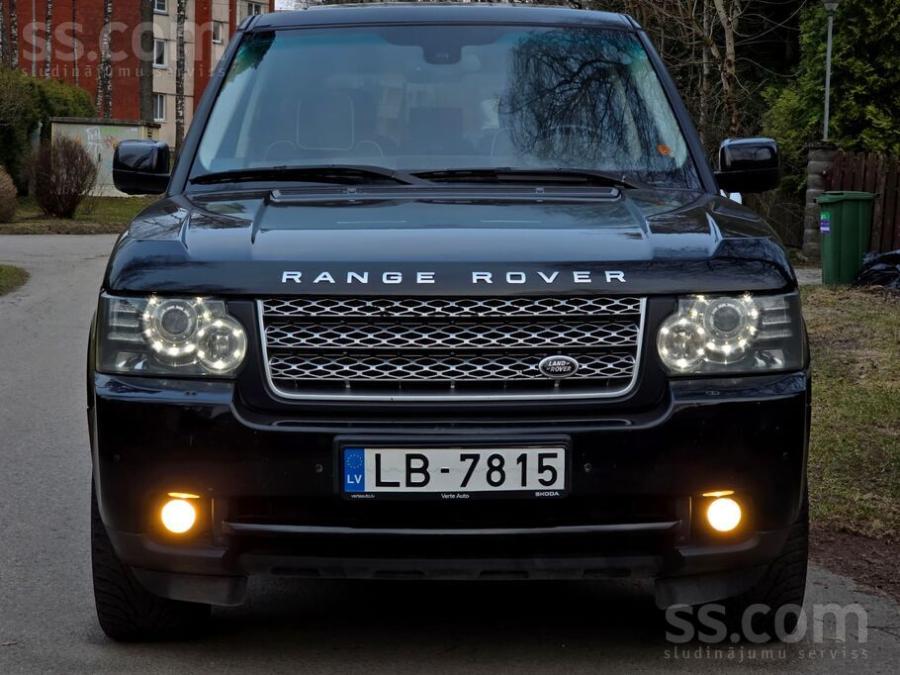 Melns Land Rover Range Rover 2009 Rīga, ar dzinēja tilpumu 3.60 L un nobraukumu 282 tūkst. km par 12500 €, foto 1 vietnē AUTOMOTO.COM.LV