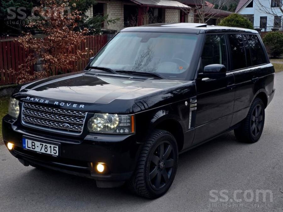 Melns Land Rover Range Rover 2009 Rīga, ar dzinēja tilpumu 3.60 L un nobraukumu 282 tūkst. km par 12500 €, foto 3 vietnē AUTOMOTO.COM.LV