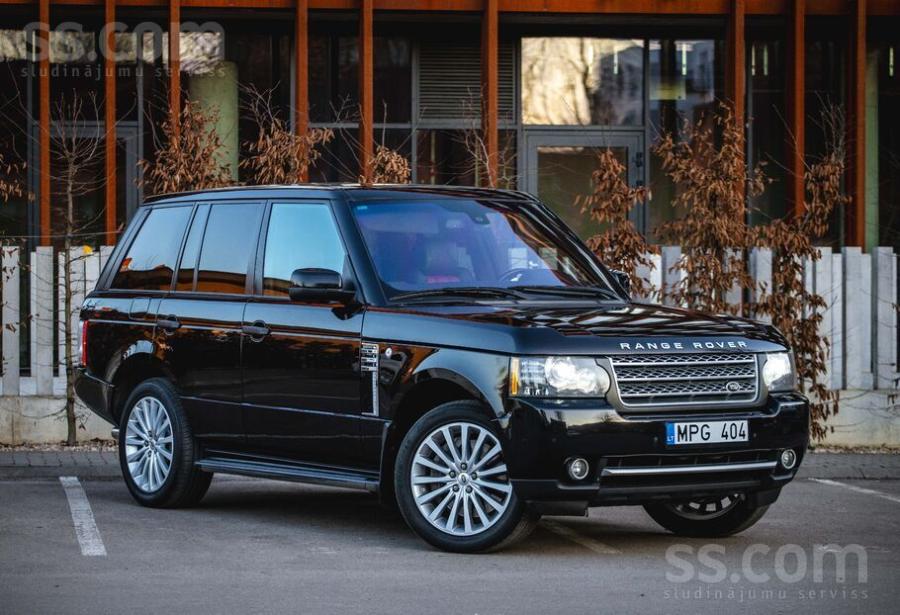 Black Land Rover Range Rover 2010 in Kaunas, with an engine capacity of 5.00 L and mileage of 275 thousand km for 12900 €, photo 6 on AUTOMOTO.COM.LV