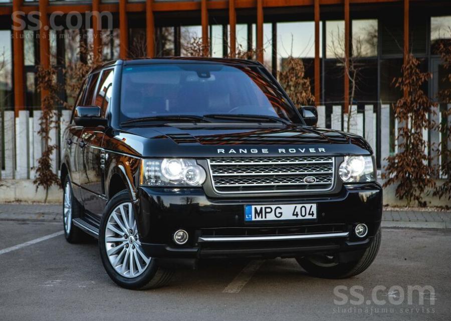 Black Land Rover Range Rover 2010 in Kaunas, with an engine capacity of 5.00 L and mileage of 275 thousand km for 12900 €, photo 19 on AUTOMOTO.COM.LV