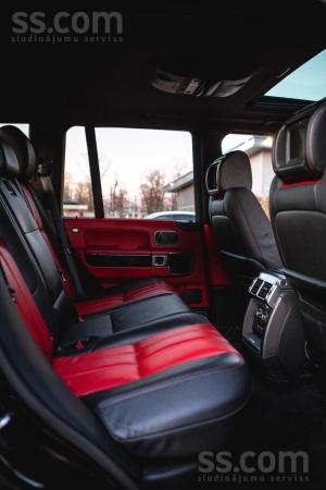 Black Land Rover Range Rover 2010 in Kaunas, with an engine capacity of 5.00 L and mileage of 275 thousand km for 12900 €, photo 31 on AUTOMOTO.COM.LV