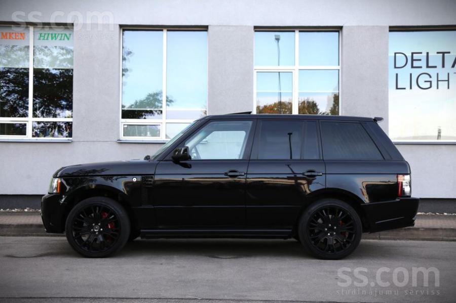 Black Land Rover Range Rover 2011 in Riga, with an engine capacity of 4.40 L and mileage of 0 thousand km for 12700 €, photo 2 on AUTOMOTO.COM.LV