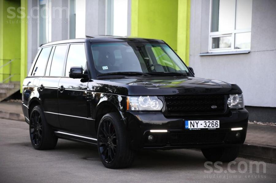 Black Land Rover Range Rover 2011 in Riga, with an engine capacity of 4.40 L and mileage of 0 thousand km for 12700 €, photo 4 on AUTOMOTO.COM.LV