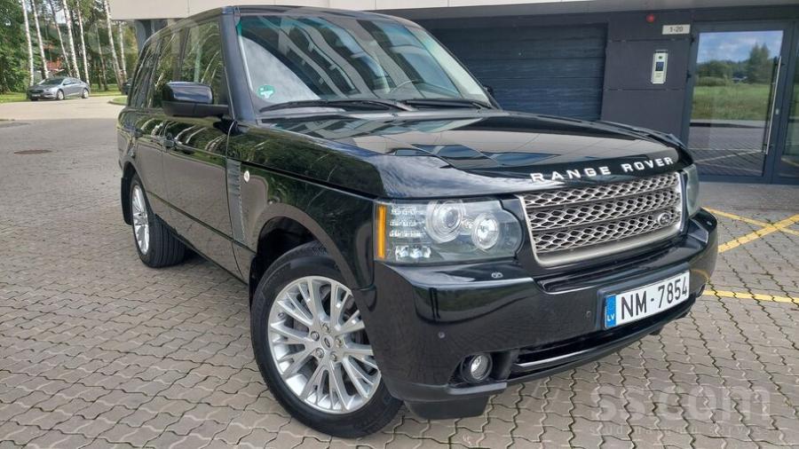 Melns Land Rover Range Rover 2011 Rīga, ar dzinēja tilpumu 4.40 L un nobraukumu 0 tūkst. km par 12900 €, foto 1 vietnē AUTOMOTO.COM.LV