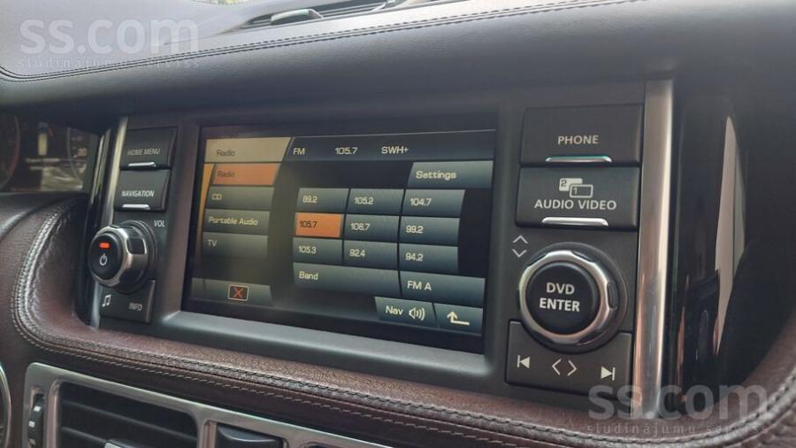 Melns Land Rover Range Rover 2011 Rīga, ar dzinēja tilpumu 4.40 L un nobraukumu 0 tūkst. km par 12900 €, foto 25 vietnē AUTOMOTO.COM.LV