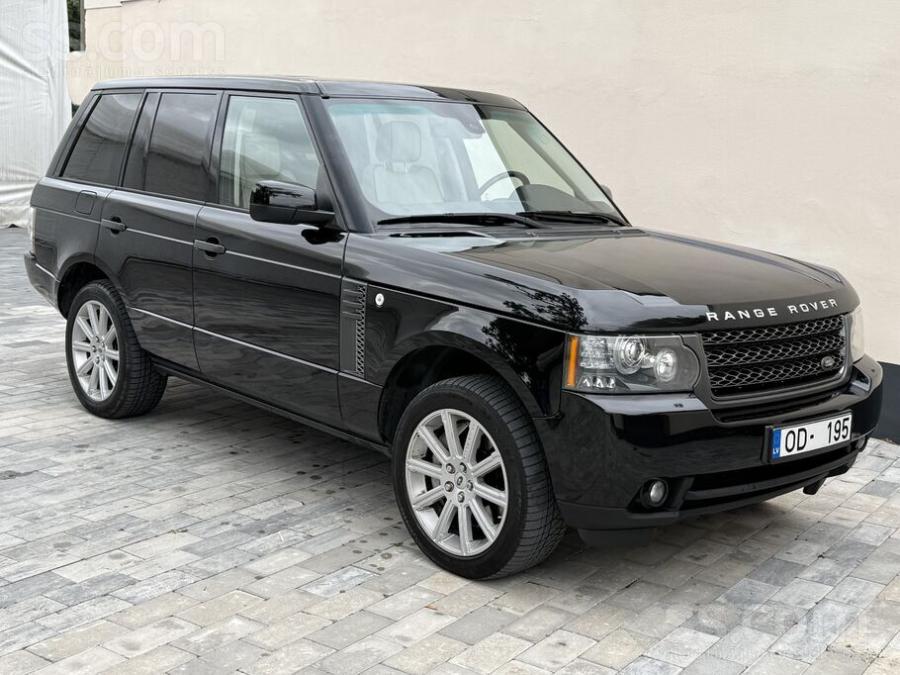 Black Land Rover Range Rover 2011 in Riga, with an engine capacity of 4.40 L and mileage of 0 thousand km for 11950 €, photo 6 on AUTOMOTO.COM.LV