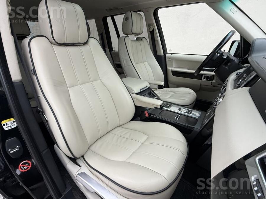 Black Land Rover Range Rover 2011 in Riga, with an engine capacity of 4.40 L and mileage of 0 thousand km for 11950 €, photo 12 on AUTOMOTO.COM.LV