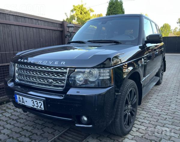 Black Land Rover Range Rover 2012 in Riga, with an engine capacity of 4.40 L and mileage of 271 thousand km for 13700 €, photo 2 on AUTOMOTO.COM.LV