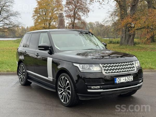 Black Land Rover Range Rover 2013 in Riga, with an engine capacity of 3.00 L and mileage of 0 thousand km for 21450 €, photo 3 on AUTOMOTO.COM.LV