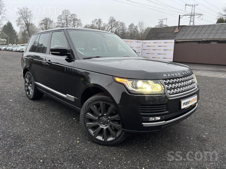 Black Land Rover Range Rover 2013 in Riga, with an engine capacity of 4.40 L and mileage of 240 thousand km for 21950 €, photo 3 on AUTOMOTO.COM.LV