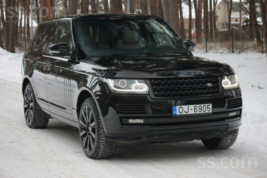 Melns Land Rover Range Rover 2013 Rīga, ar dzinēja tilpumu 4.40 L un nobraukumu 293 tūkst. km par 20800 €, foto 1 vietnē AUTOMOTO.COM.LV