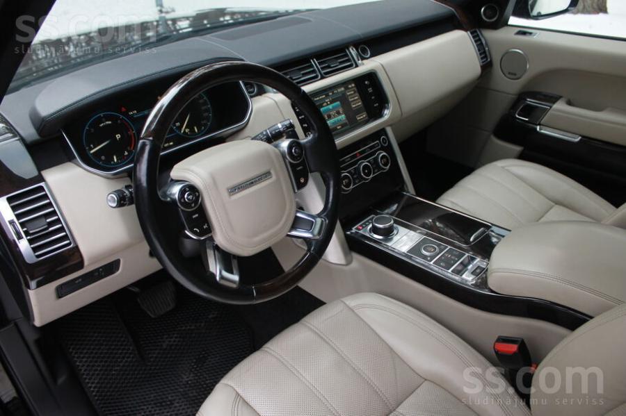 Melns Land Rover Range Rover 2013 Rīga, ar dzinēja tilpumu 4.40 L un nobraukumu 293 tūkst. km par 20800 €, foto 11 vietnē AUTOMOTO.COM.LV