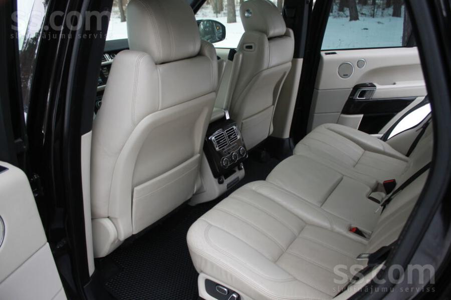 Melns Land Rover Range Rover 2013 Rīga, ar dzinēja tilpumu 4.40 L un nobraukumu 293 tūkst. km par 20800 €, foto 15 vietnē AUTOMOTO.COM.LV