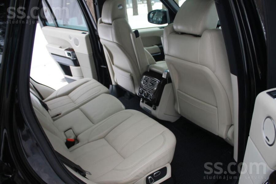 Melns Land Rover Range Rover 2013 Rīga, ar dzinēja tilpumu 4.40 L un nobraukumu 293 tūkst. km par 20800 €, foto 17 vietnē AUTOMOTO.COM.LV