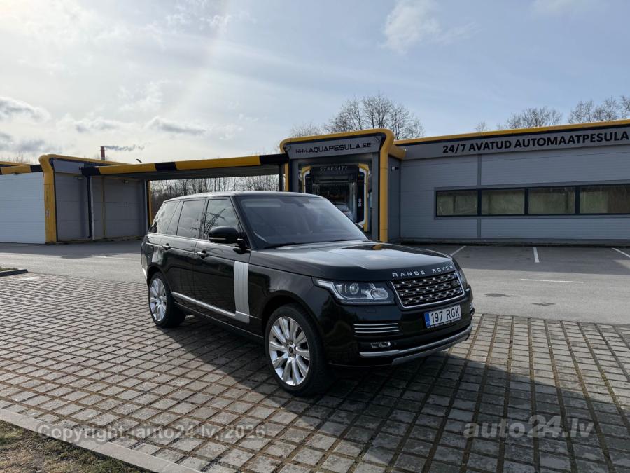 Black Land Rover Range Rover 2013 in Tallinn, with an engine capacity of 4.40 L and mileage of 287 thousand km for 23900 €, photo 4 on AUTOMOTO.COM.LV