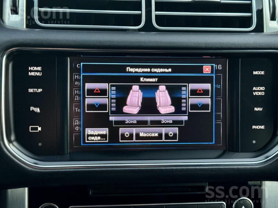 Melns Land Rover Range Rover 2013 Jūrmala, ar dzinēja tilpumu 3.00 L un nobraukumu 273 tūkst. km par 20900 €, foto 13 vietnē AUTOMOTO.COM.LV
