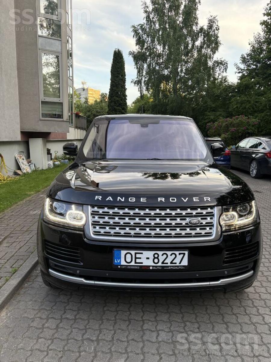 Melns Land Rover Range Rover 2013 Rīga, ar dzinēja tilpumu 4.40 L un nobraukumu 237 tūkst. km par 23300 €, foto 1 vietnē AUTOMOTO.COM.LV