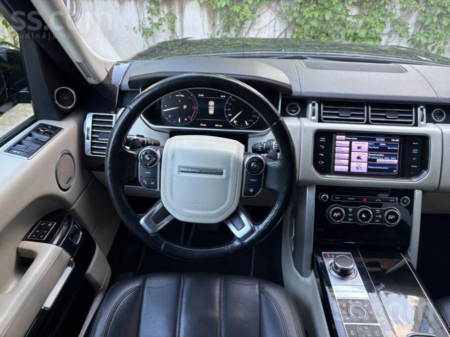 Melns Land Rover Range Rover 2013 Rīga, ar dzinēja tilpumu 4.40 L un nobraukumu 237 tūkst. km par 23300 €, foto 8 vietnē AUTOMOTO.COM.LV